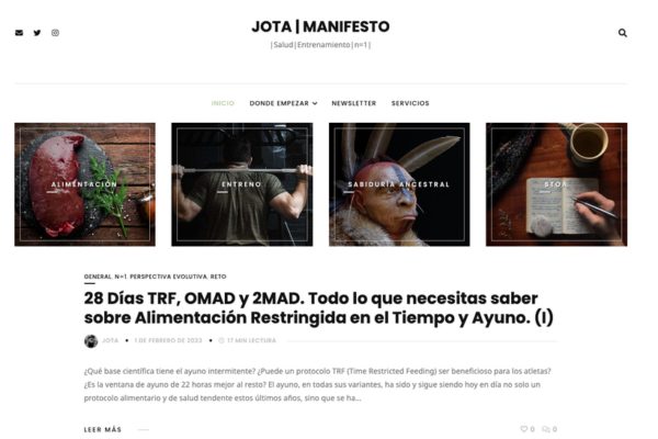 28 Días TRF, OMAD y 2MAD. Todo lo que necesitas saber sobre ...